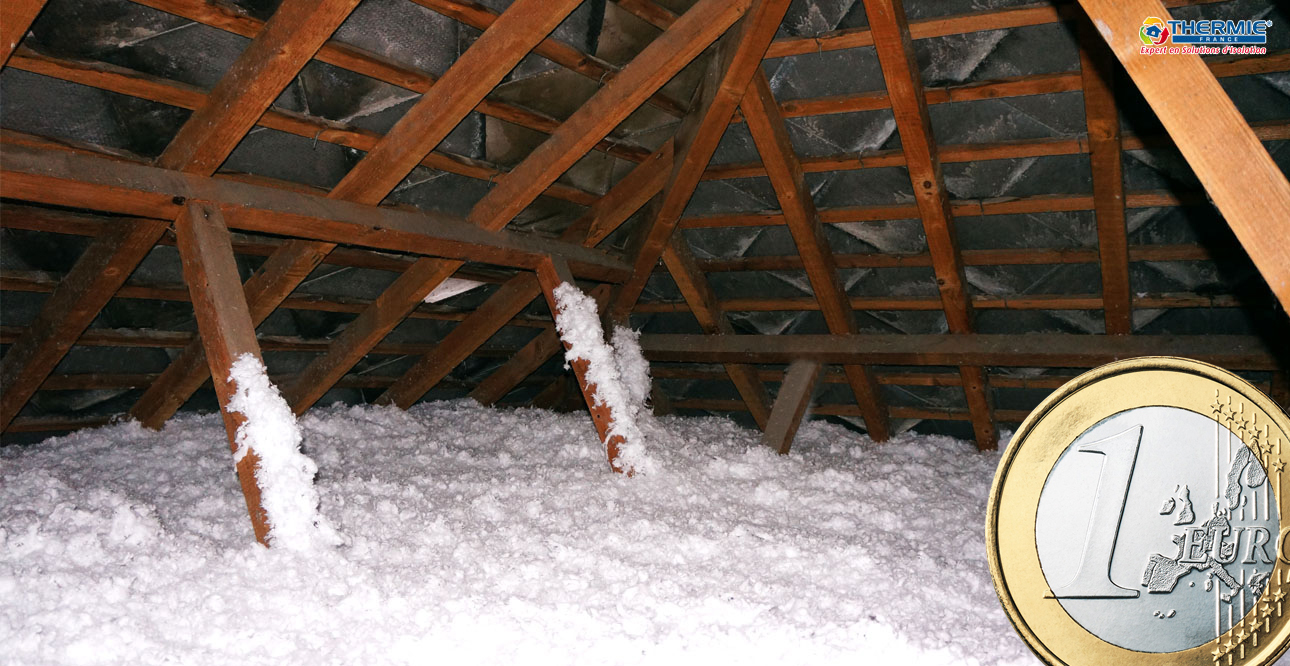 Isolation des combles perdus à 1 euro à Cambrai - Thermie France